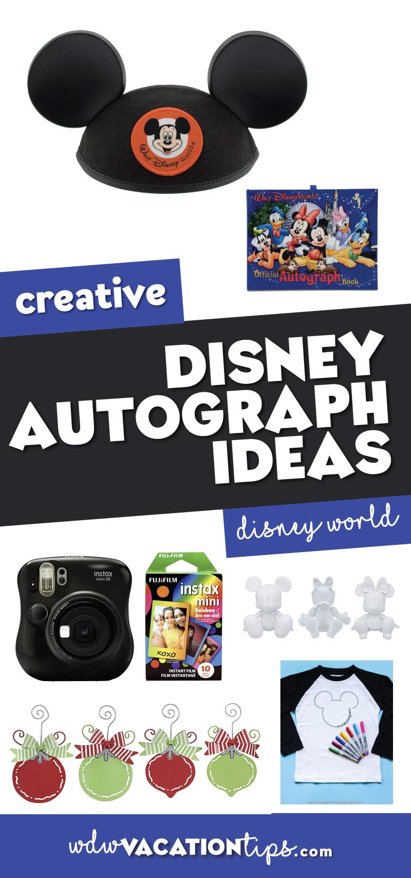 Creative Ways to Collect Disney Character Autographs • WDW Vacation Tips