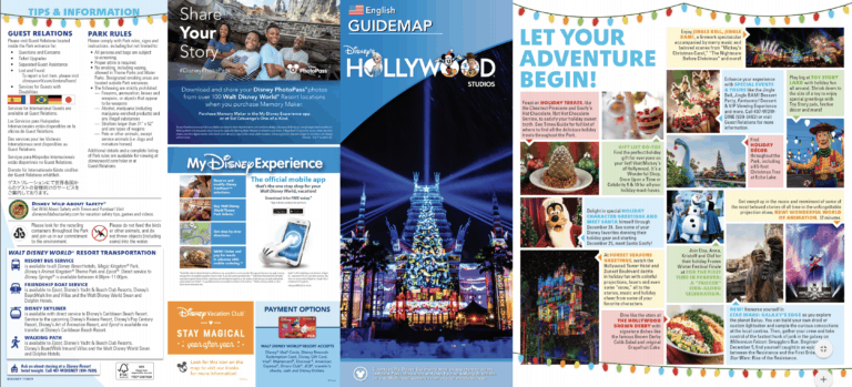 Hollywood Studios Map Disney World • WDW Vacation Tips