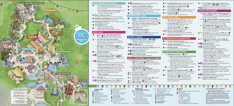 Hollywood Studios Map Disney World • WDW Vacation Tips