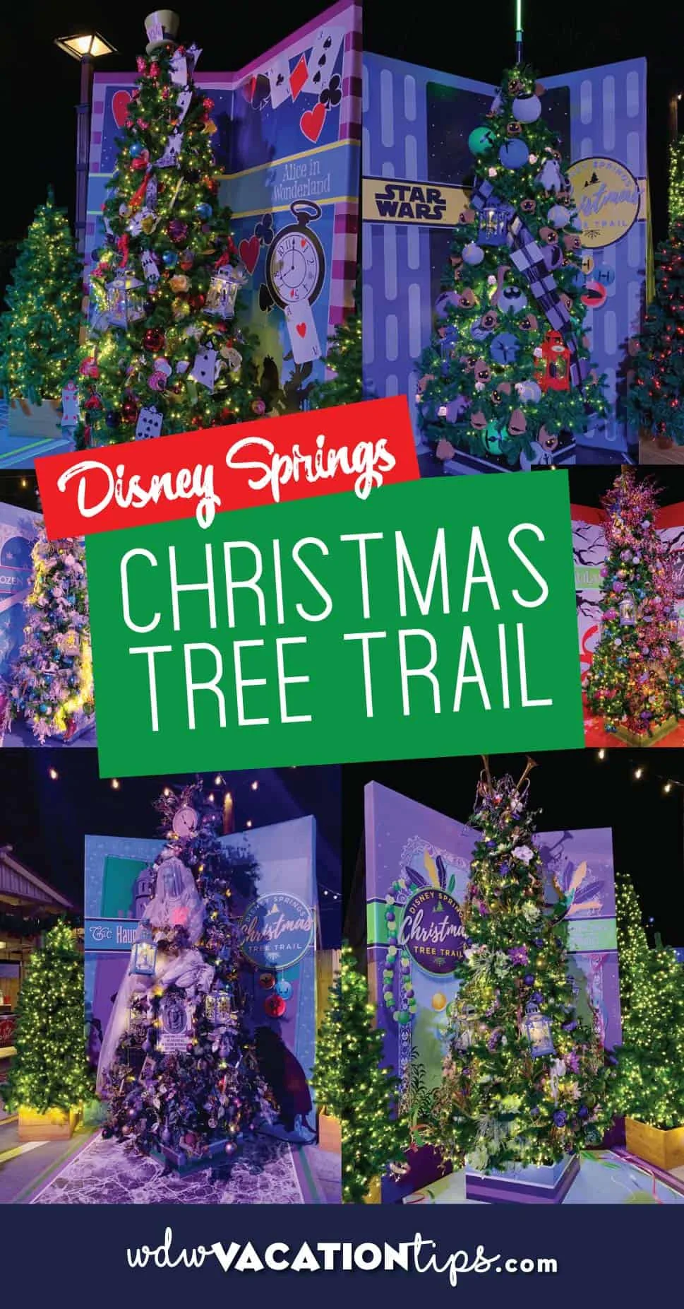Disney Springs Christmas Tree Trail • WDW Vacation Tips