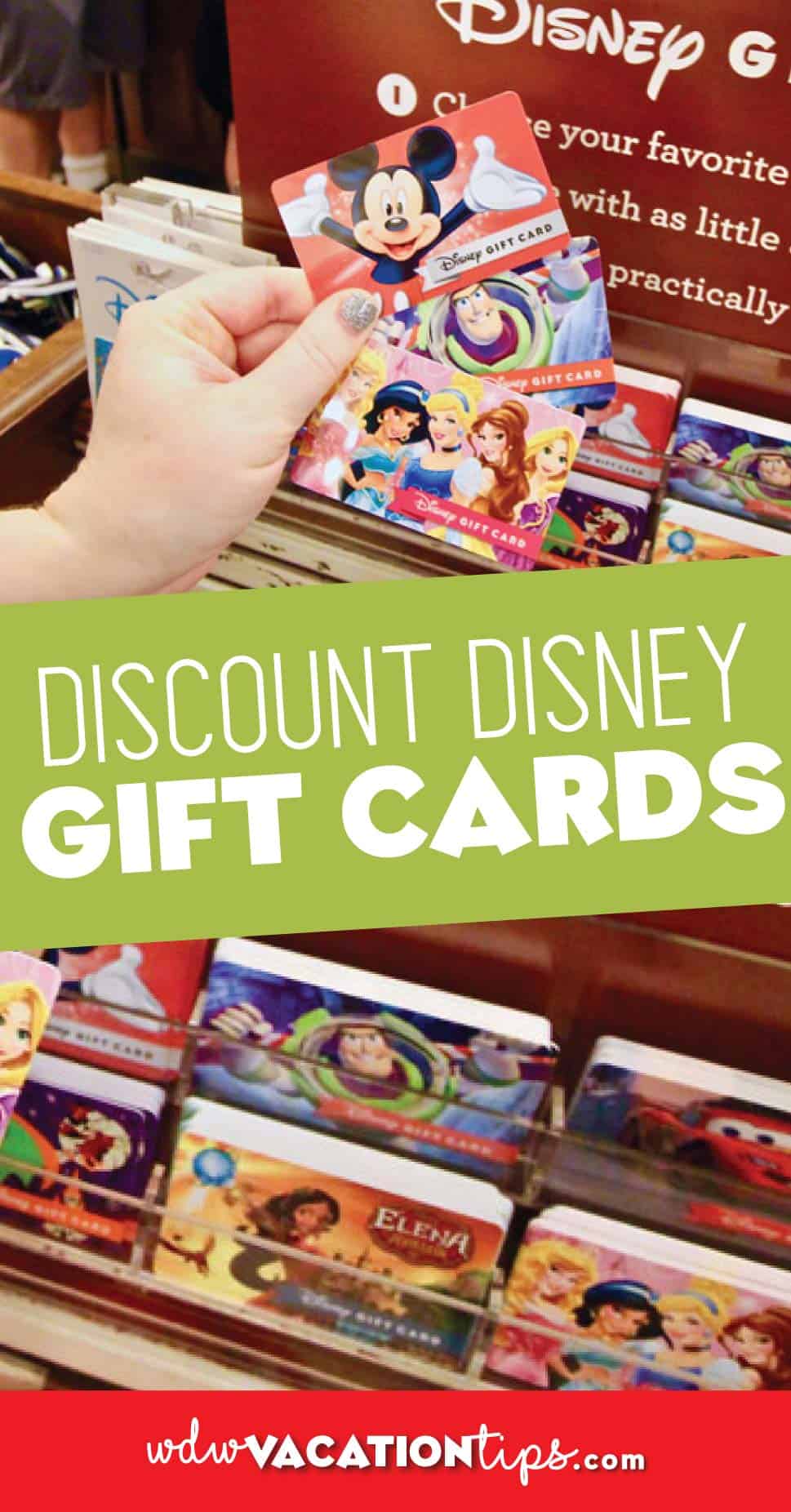 Discount Disney Gift Cards WDW Vacation Tips