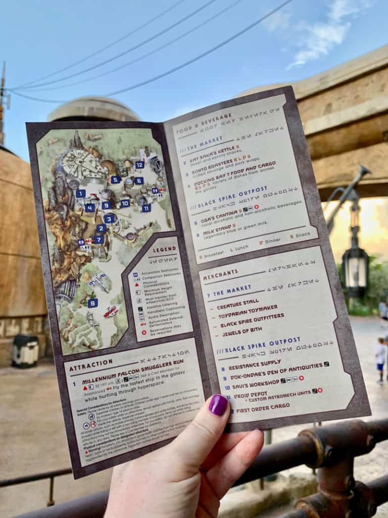 Star Wars Galaxy's Edge: Map of Batuu - WDW Vacation Tips
