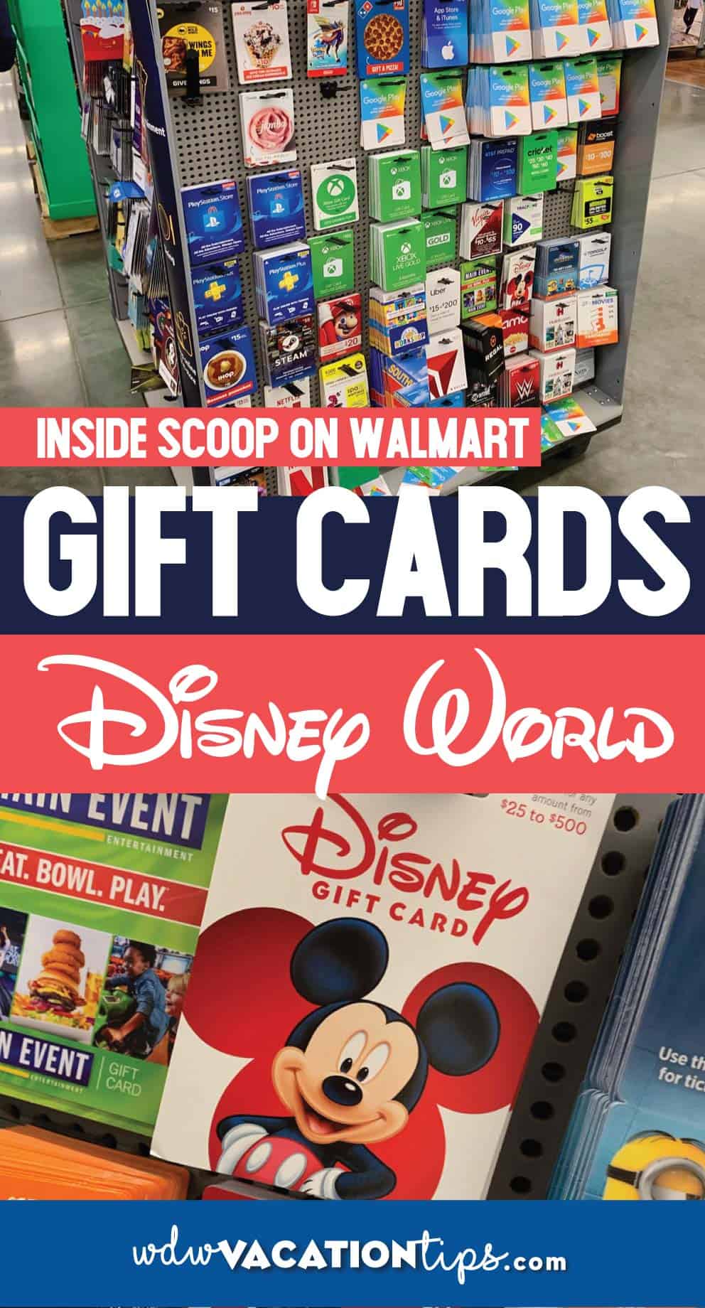 Tips On Getting Disney Gift Cards At Walmart WDW Vacation Tips