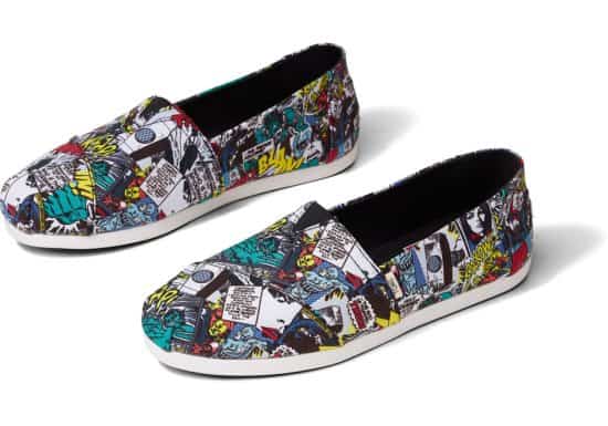 Marvel at These New Superhero Disney TOMS Shoes - WDW Vacation Tips
