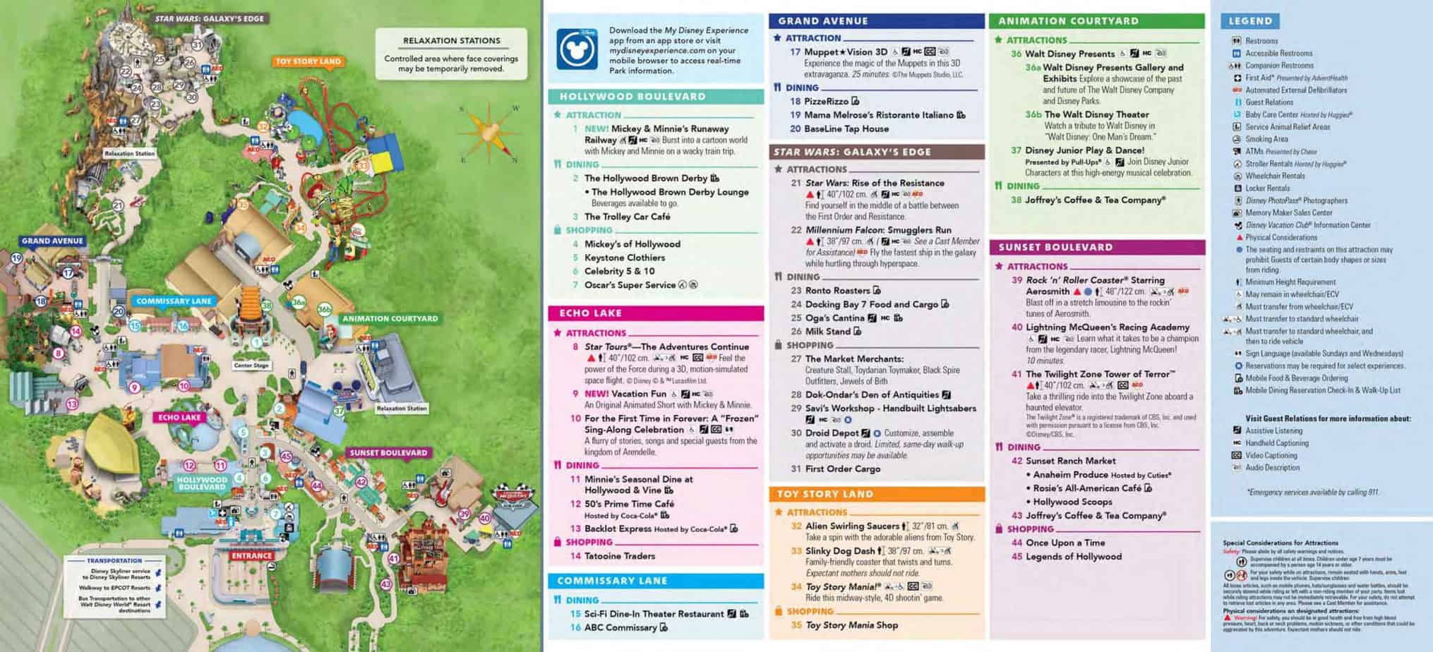 Hollywood Studios Map Disney World • WDW Vacation Tips