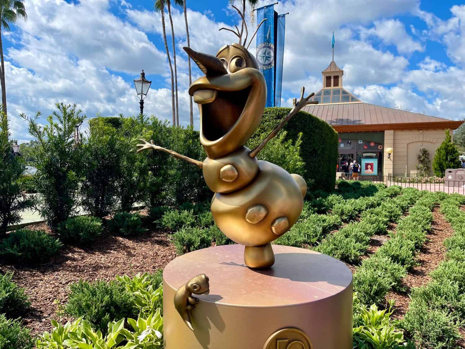 Entire Collection of Disney World 50th Anniversary Golden Statues • WDW ...