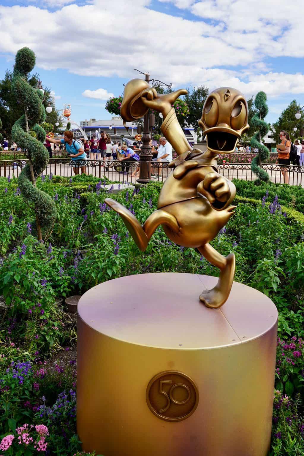Entire Collection of Disney World 50th Anniversary Golden Statues • WDW ...