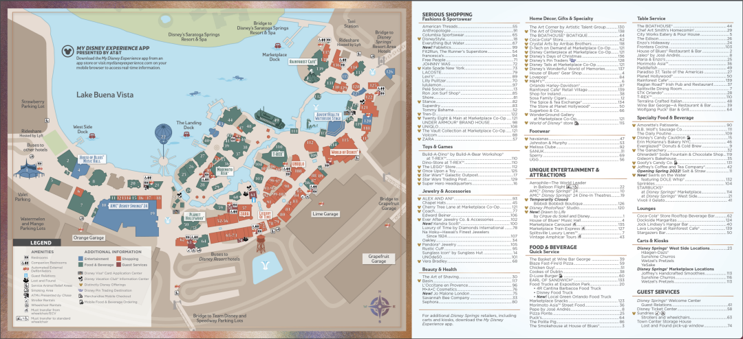 Disney Springs Map Disney World • WDW Vacation Tips